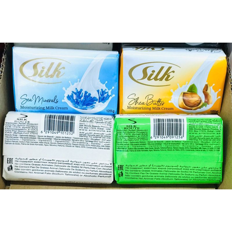 Silk Soap bar 120g ,moisturizing Milk Cream.Made in UAE, per pc ...