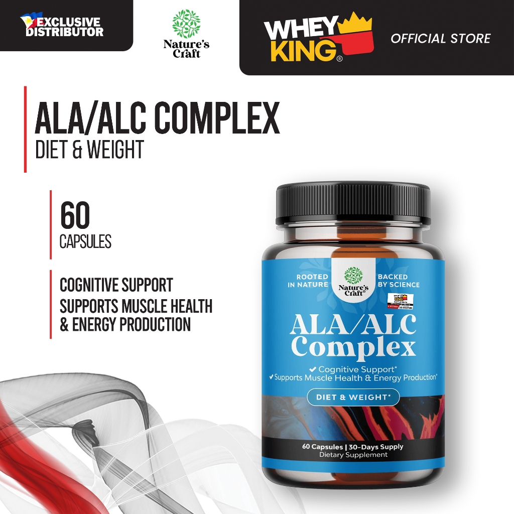 BUY1 GET1 = Natures Craft ALA/ALC Complex 60 caps EXP 05/31/2025 ...