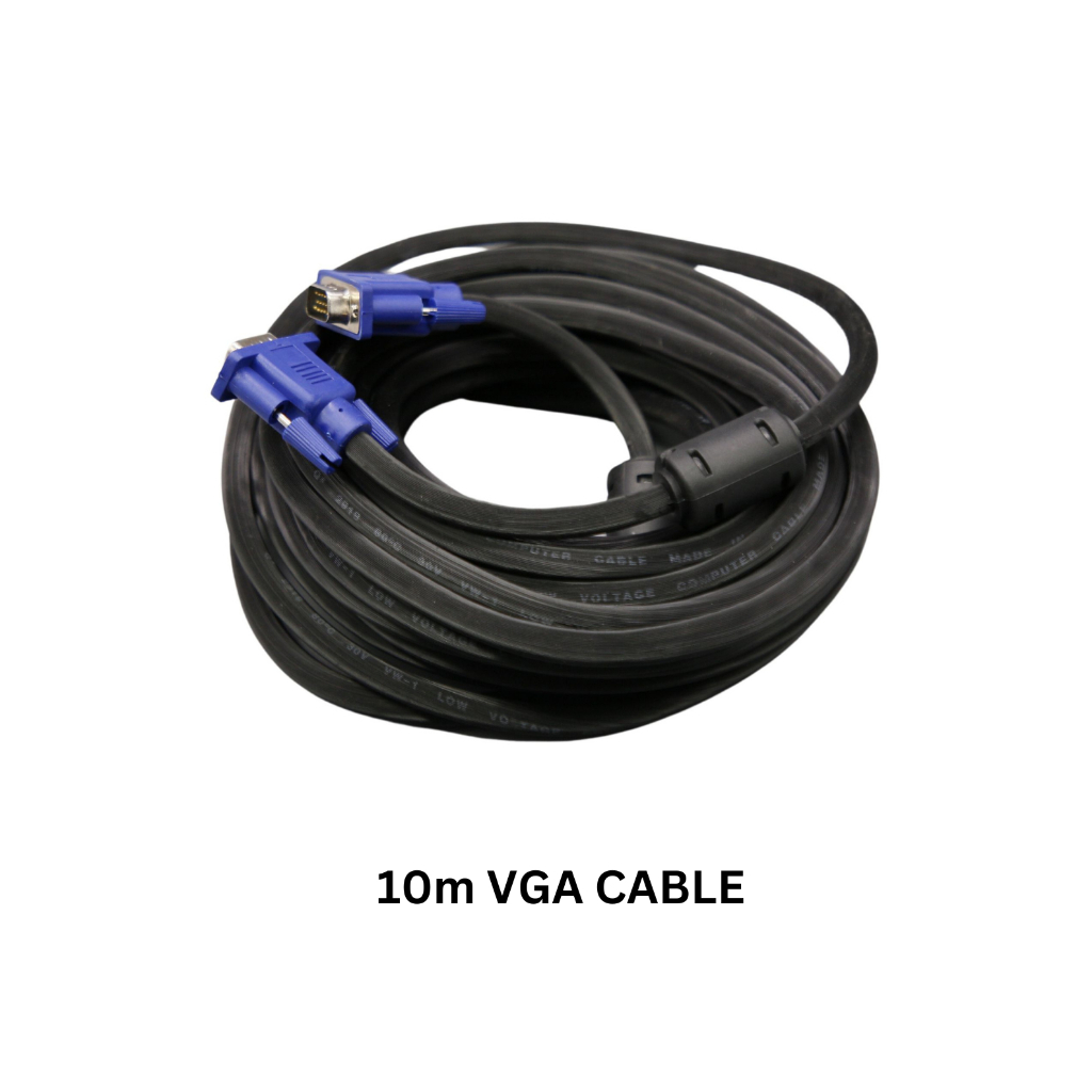 VGA CABLE 10m connect video output devices to computers and projectors ...
