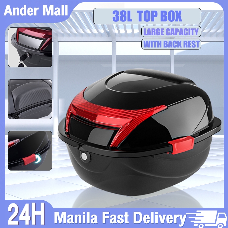 Motor Top Box Motorcycle Top Box helmet 38L motorcycle accessories ...