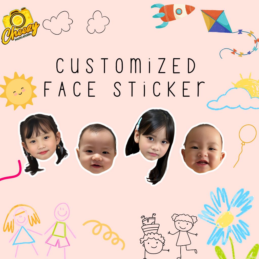 Customized Face Sticker | Cute | Shopee Philippines