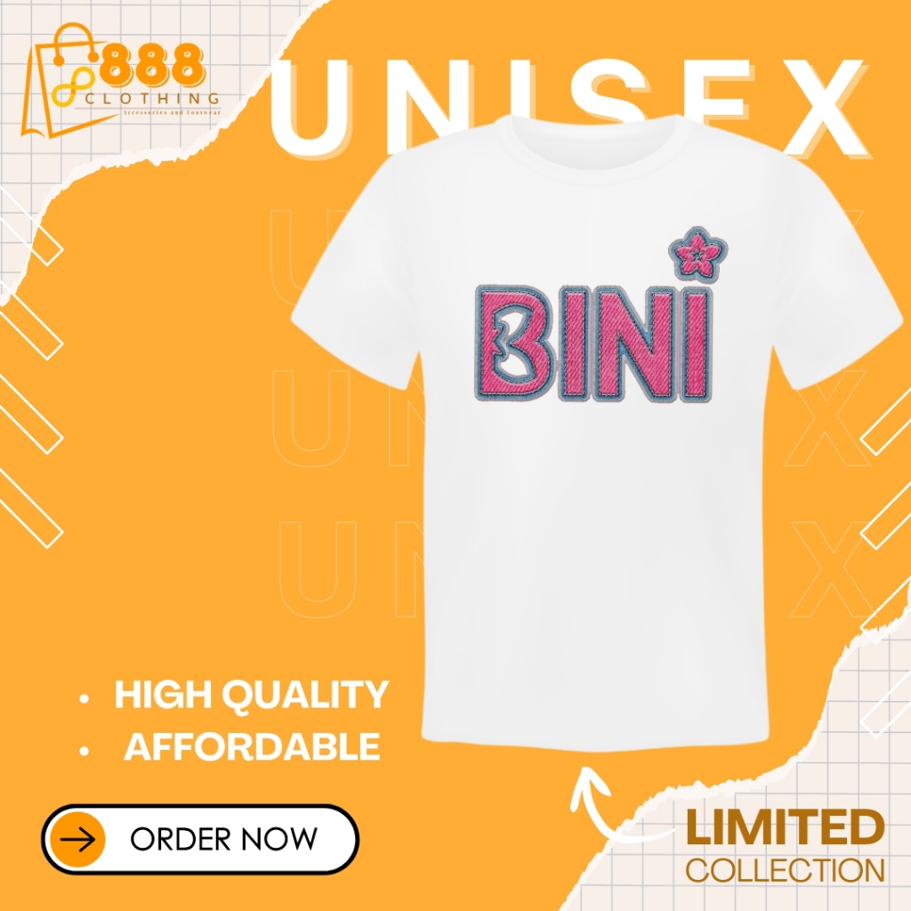 BINI Statement Shirt for Kids to Adult | Shopee Philippines