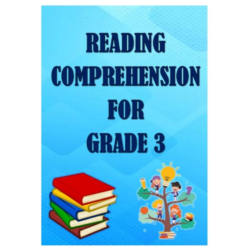 Reading Comprehension for Grade 3 (33 pages) bookbinded | Shopee ...