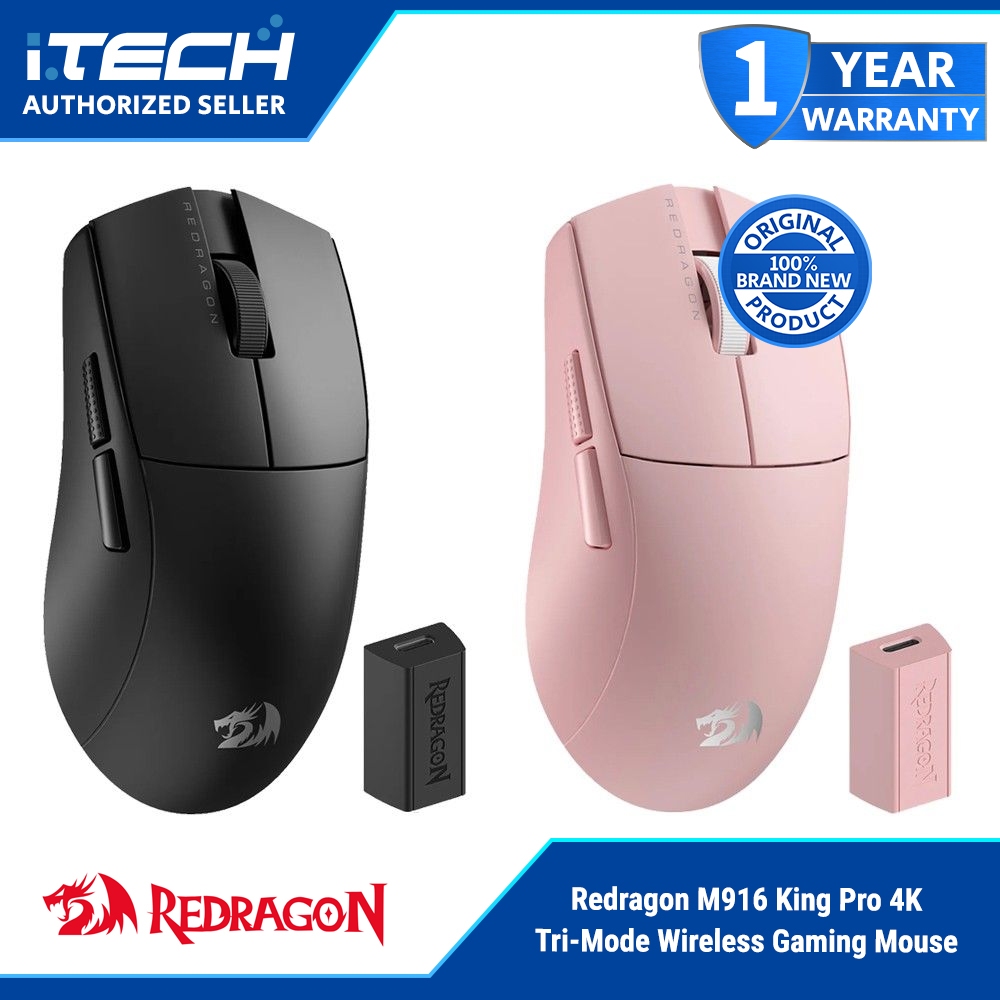 Redragon M916 King Pro 4K Tri-Mode Wireless Gaming Mouse | Shopee ...