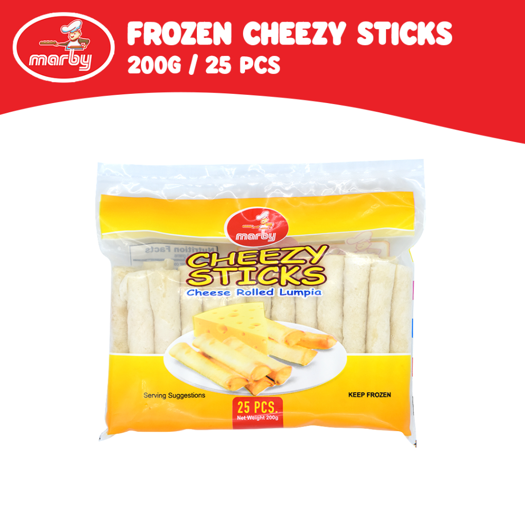 Marby Frozen: Cheesy Sticks - 25 pcs. | Shopee Philippines