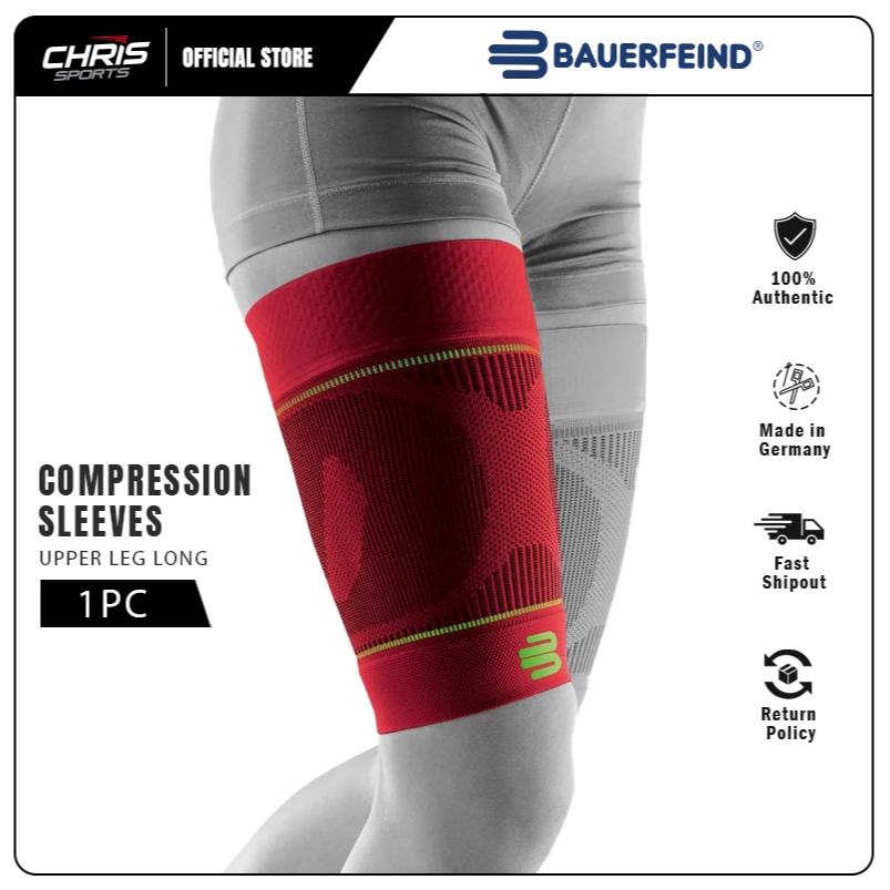 Bauerfeind Compression Sleeves Upper Leg Long | Shopee Philippines