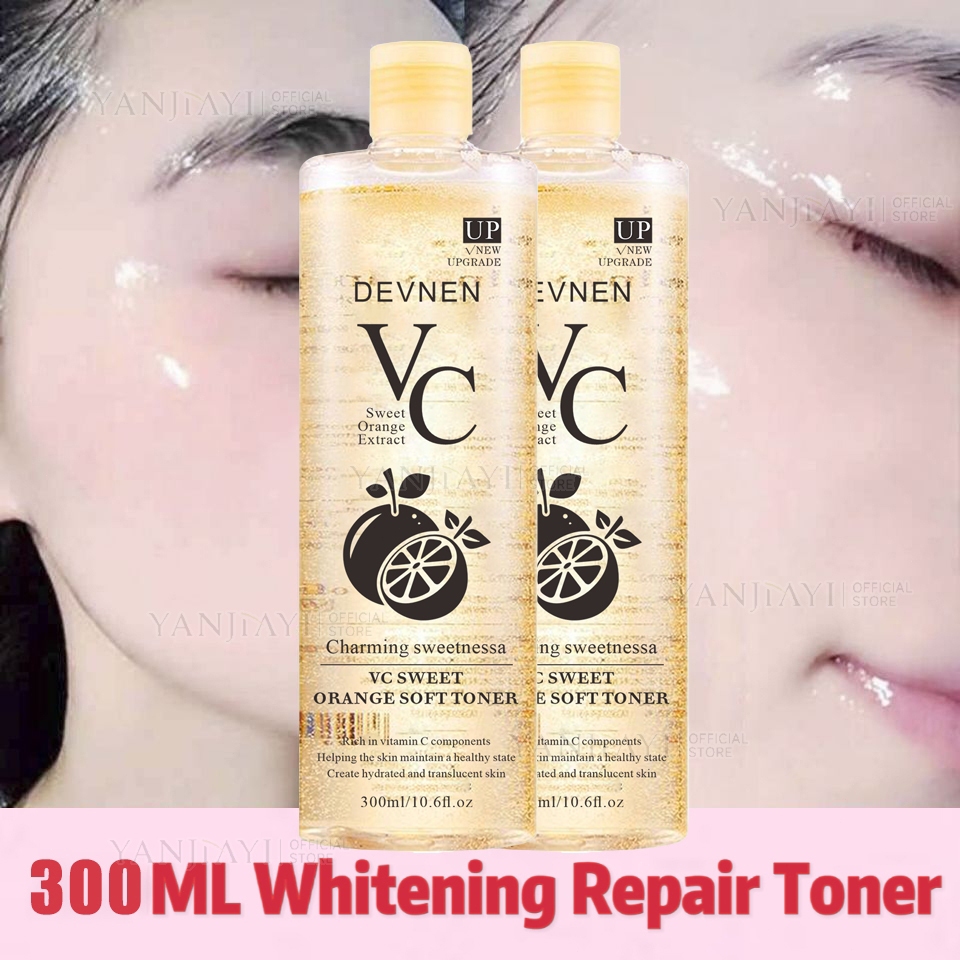 DEVNEN Vitamin C Whitening Toner For Face Remove Acne Pimple Marks Oil ...