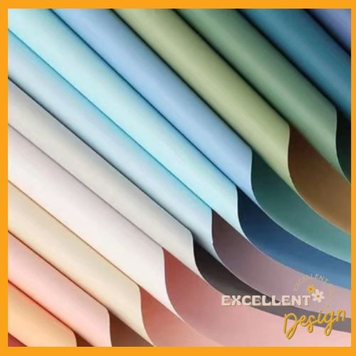 20 pcs Two-Sided Colored Flower Wrappers 40*45cm Gift Wrapping Paper ...