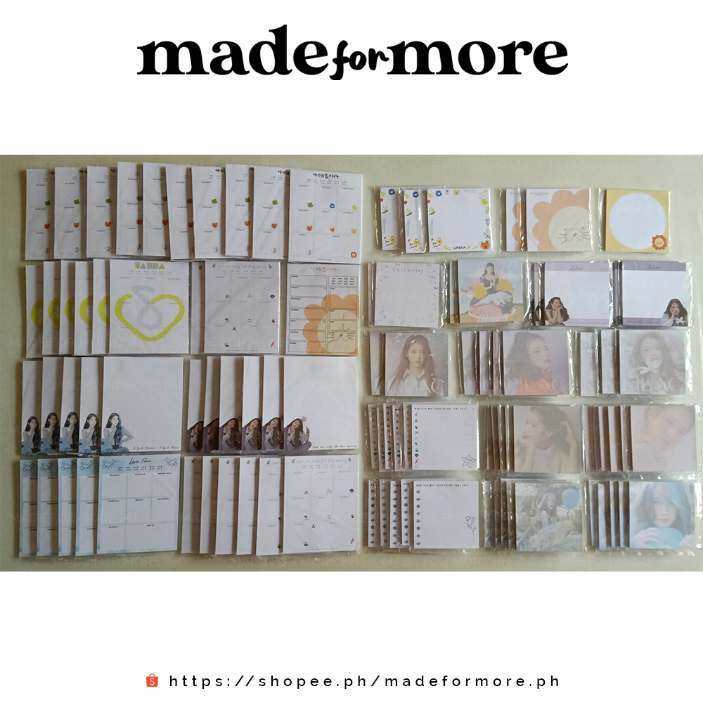 IU / UAENA Memo Pad and Planner | Made for More PH | Shopee Philippines