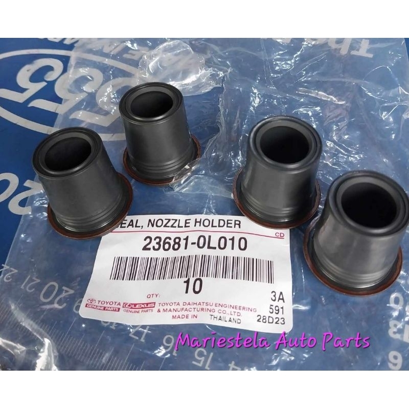 [ Genuine ] SET/4pcs of Injector Seal BIG For Innova / Hiace / Fortuner ...