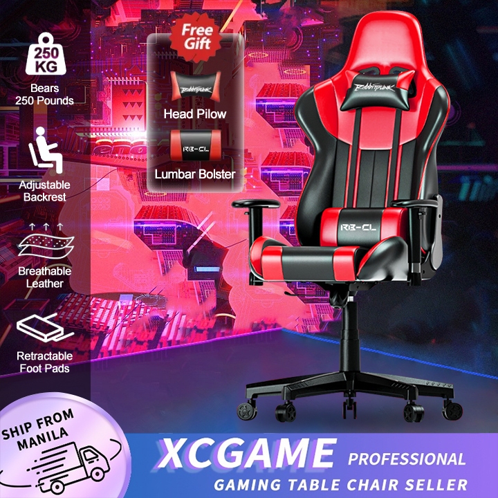 XCGAME E-Sports Chair Gaming Comfortable Sedentary Reclining Ergonomic ...