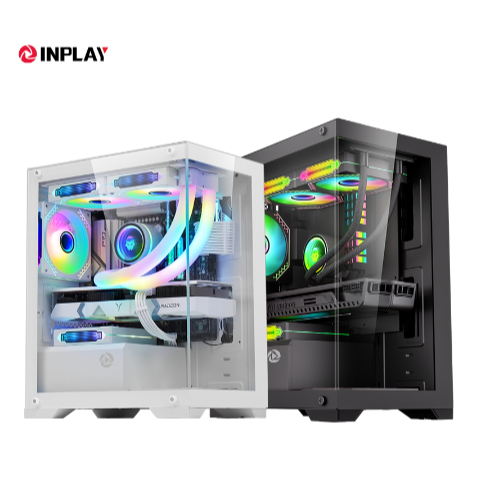 Inplay OpenView V100 PC Case Gaming Computer Case Mid-Tower M-ATX ...