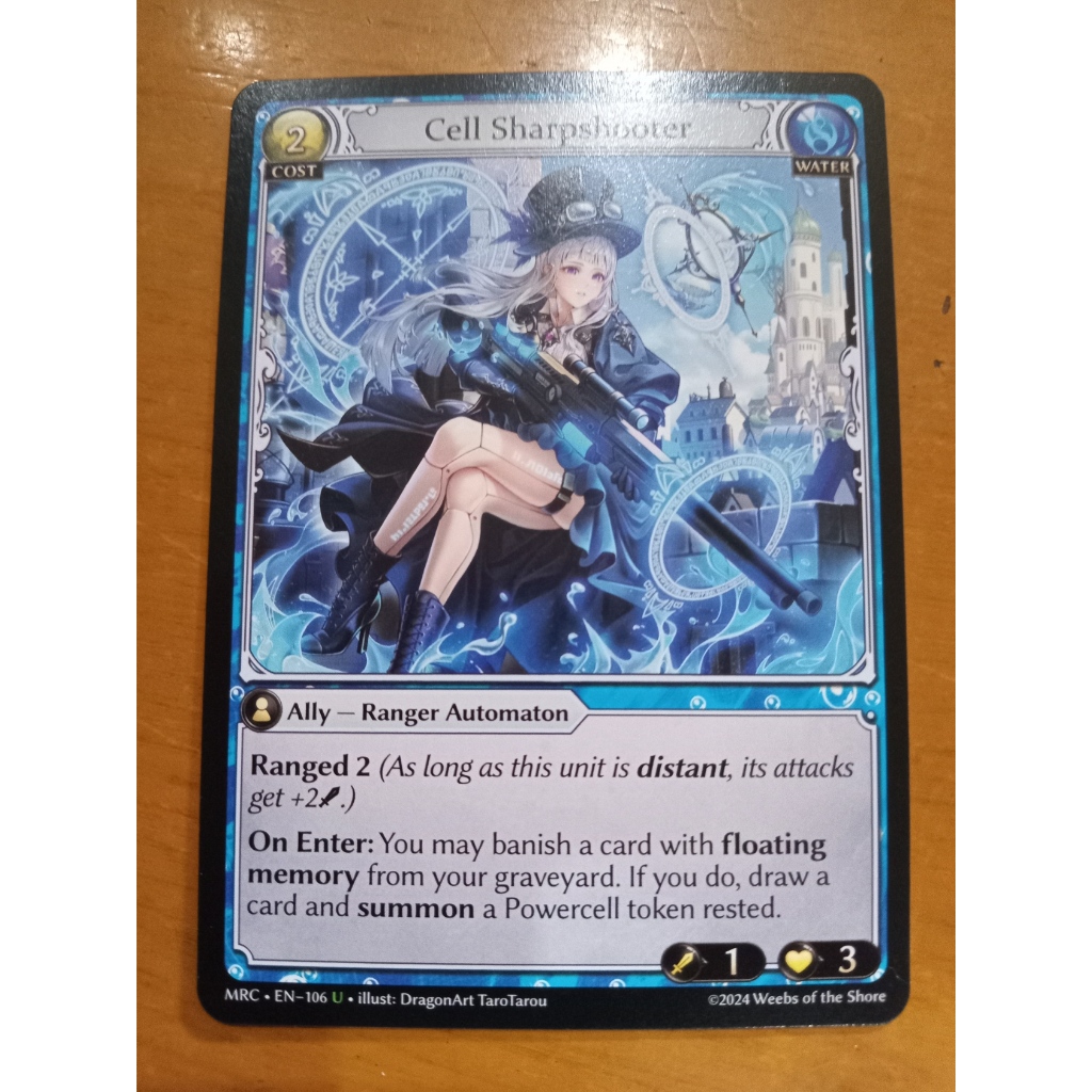 GA Cell Sharpshooter U Mercurial Heart MRC Grand Archive English GATCG ...