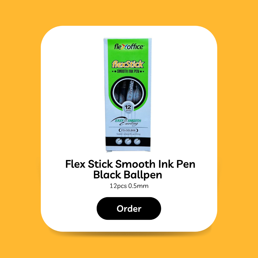 Flexoffice flexstick BALL POINT PEN (12pcs) | Shopee Philippines