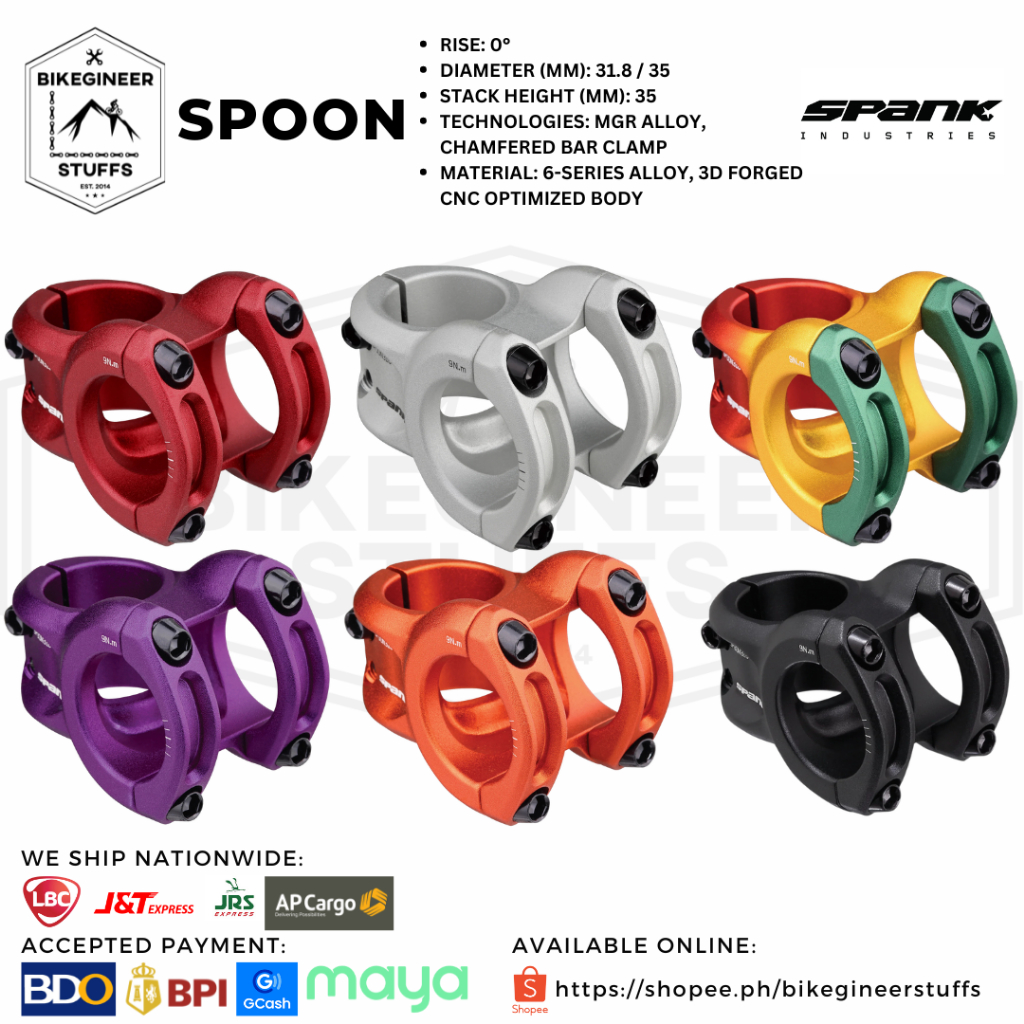 Spank Spoon 31.8/35mm Stem | Shopee Philippines
