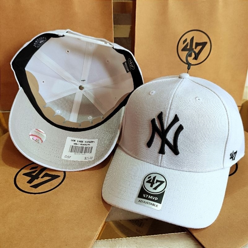 Authentic 47 Brand mvp New York Yankees curve snapback | Shopee Philippines