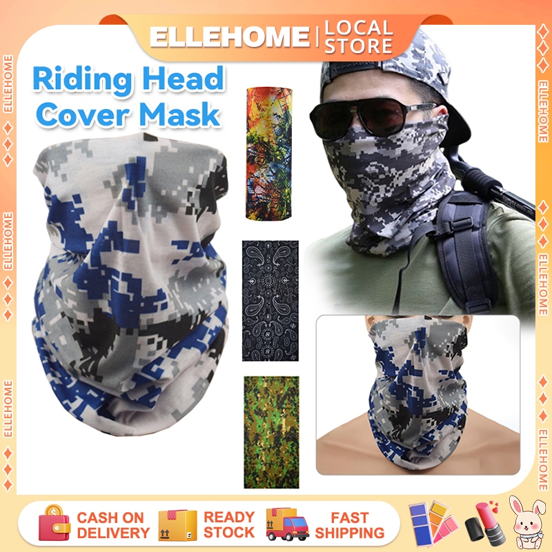 Riding Head Cover Mask Multifunctional Camouflage Printing Tubular Tube ...