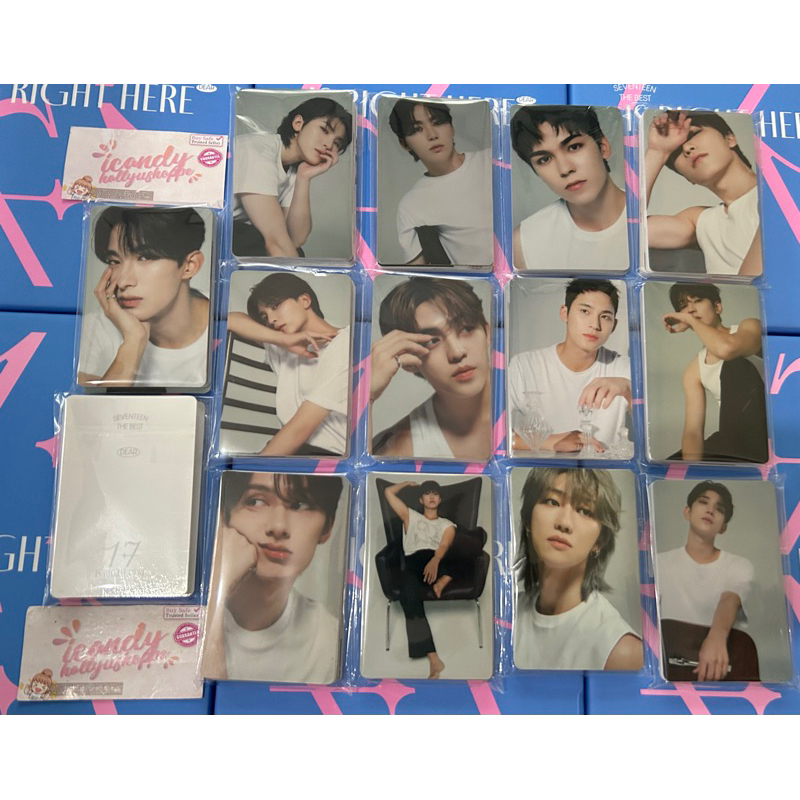 Seventeen 17 is Right Here NRPC Photocard PC TINGI Mingyu Scoups Wonwoo Jeonghan SOLD IN PAIR ...