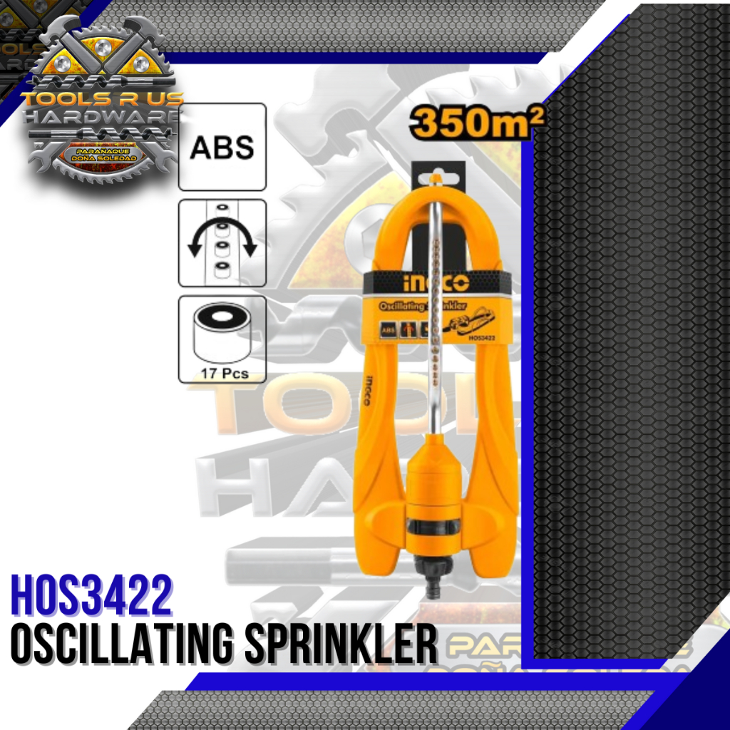 INGCO Oscillating Sprinkler HOS3422 | HANDTOOLS | BETTERLIVING | Shopee ...