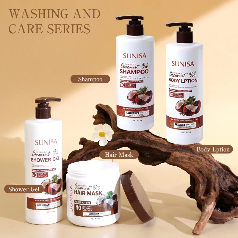 SUNISA Coconut Oil Body Lotion 500ML Nourishing Body Cream Exfoliate ...