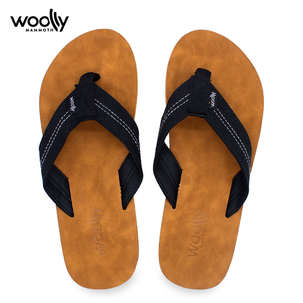 WOOLLY Fred Black Men Slippers | Shopee Philippines