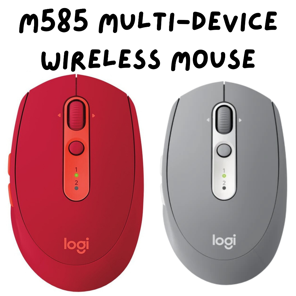 YAMIGO M585 Multi-Device Wireless Mouse, with Bluetooth or USB | Shopee ...