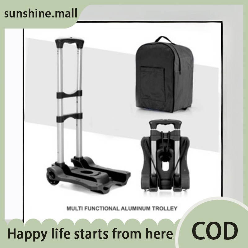 Durable heavy-duty handcart two-wheel rotating portable folding ...