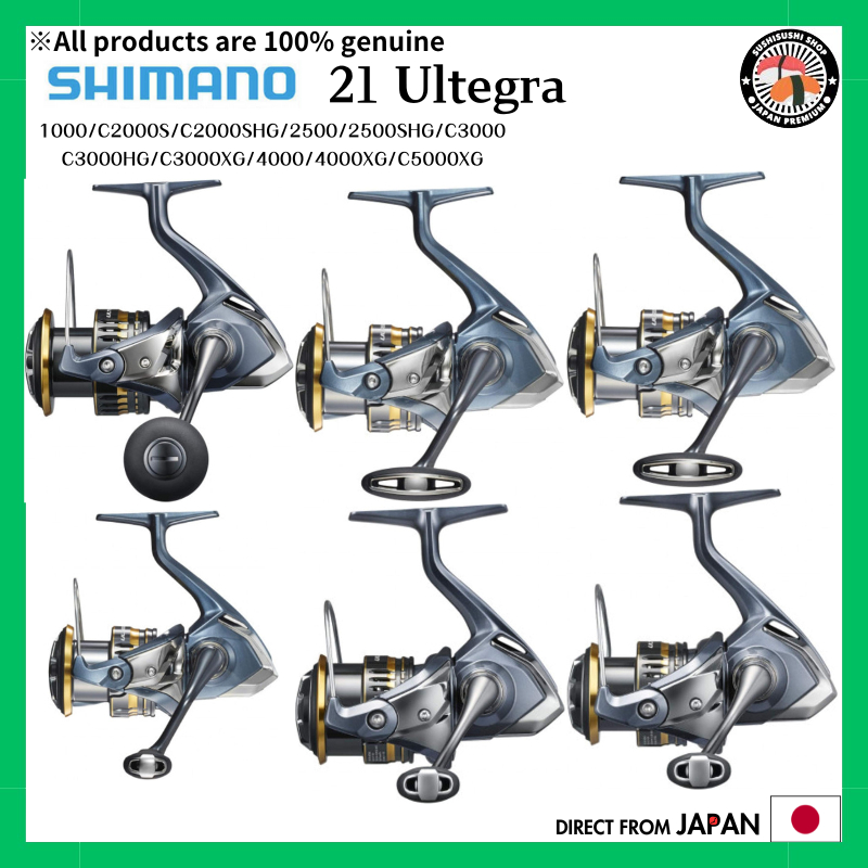SHIMANO 21 Ultegra [1000/C2000S/C2000SHG/2500/2500SHG/C3000 etc] Spinning Reel Direct from Japan ...