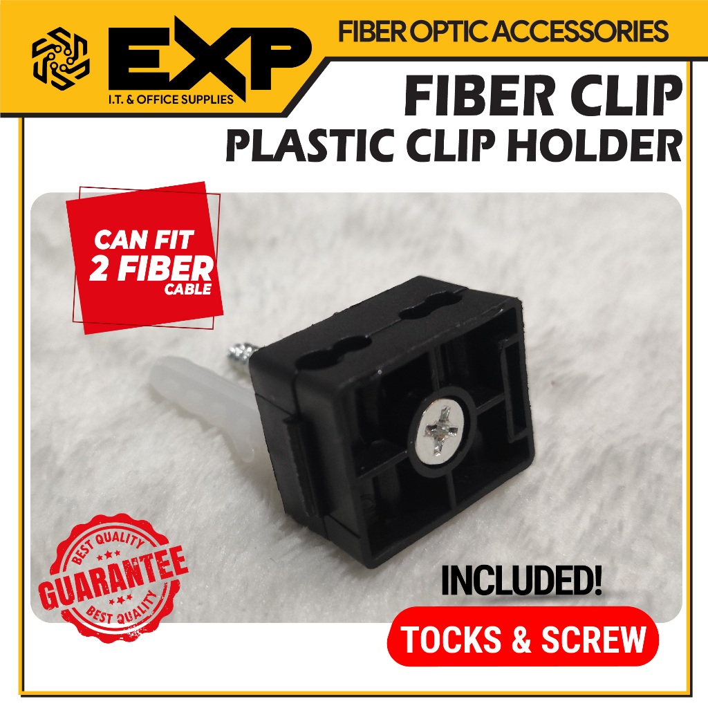 Fiber Clip Fiber Drop Cable | Screw Type | Nail Type | Shopee Philippines