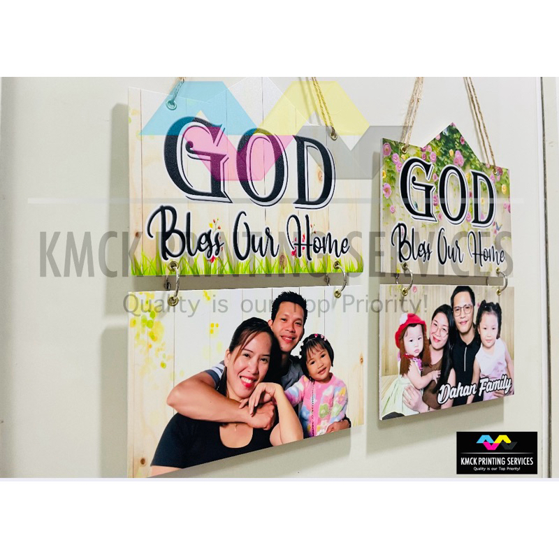 8 x 10in Customized Welcome | God Bless Our Home With Family Name ...