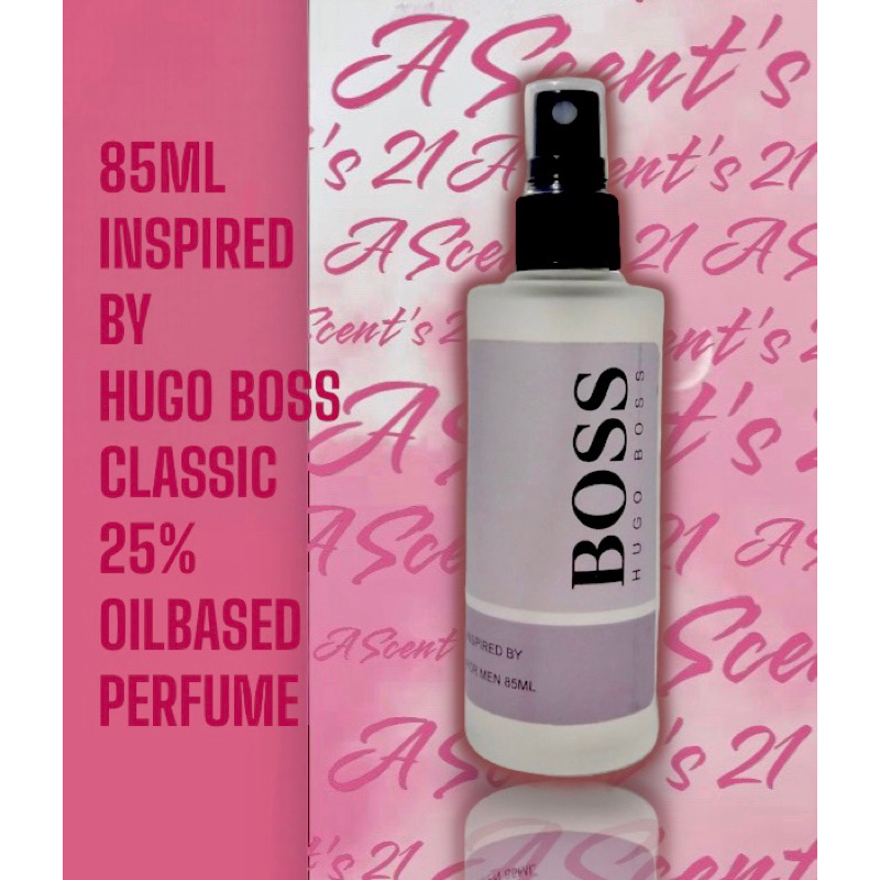 85ml Inspired by CLASSIC HUGO 25% oil based perfume | Shopee Philippines