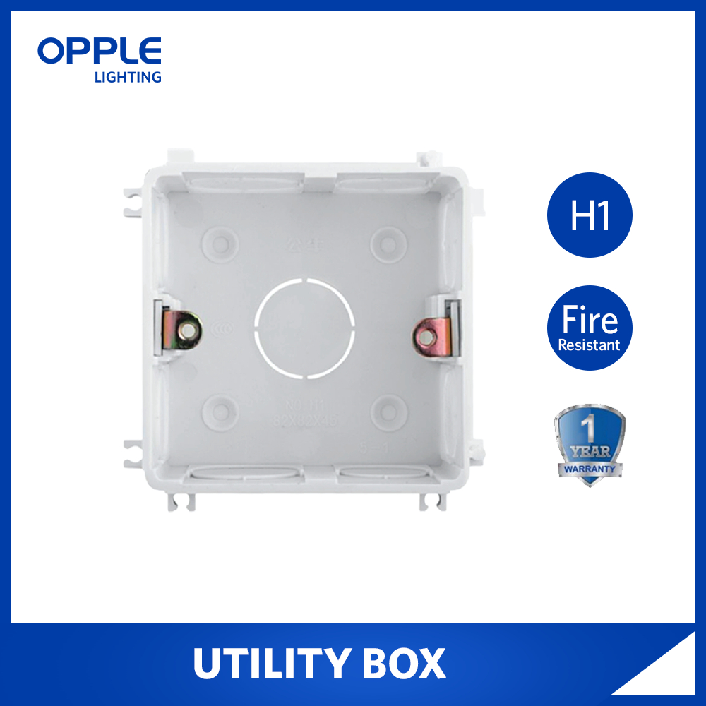 OPPLE H1 Bottom Box / Utility Box for SQUARE TYPE switch and sockets ...