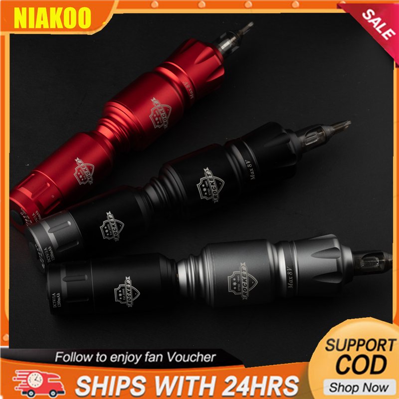 Powerful Rotary Wireless Tattoo Pen Machine Machine RCA Tattoo Short ...