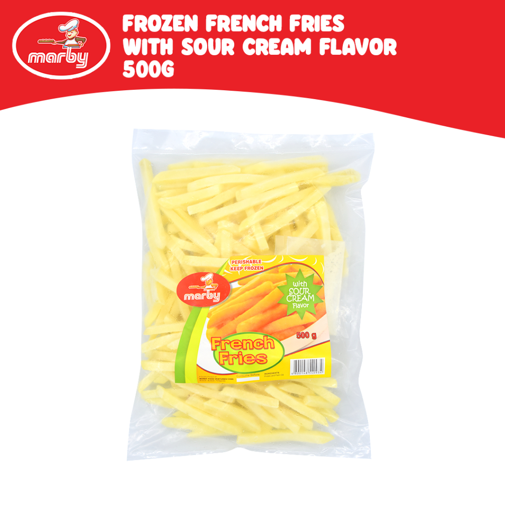 Marby Frozen: French Fries with Sour & Cream Flavor - 500 grams ...