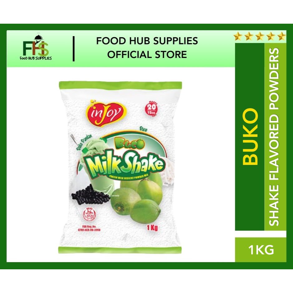 Injoy Milkshake Powder 1KG - Buko | Shopee Philippines