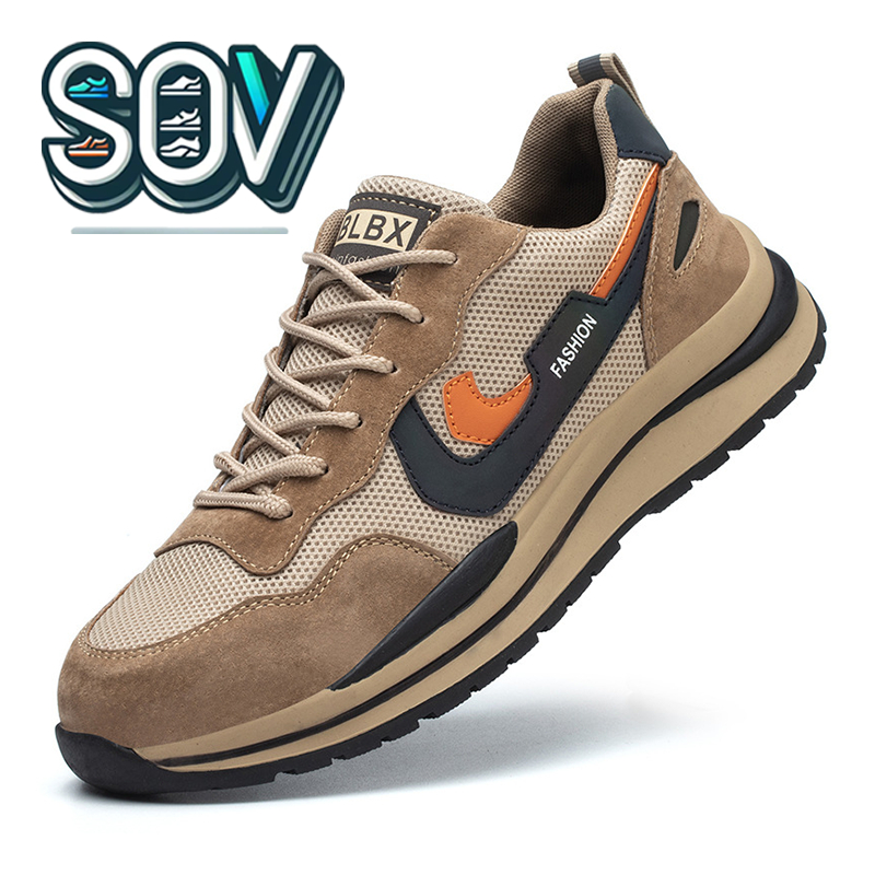 2025 New Safety Shoes For Men Breathable Steel Toe Cap Shoes Work Shoes ...