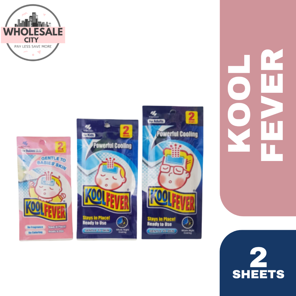 Kool Fever Power Cooling (2 sheets) | Shopee Philippines