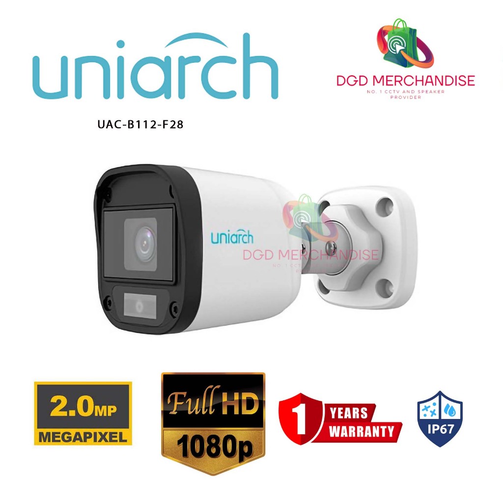 2MP 1080P Resolution Uniarch CCTV CAMERA - UNV - UNIVIEW OUTDOOR CAMERA ...