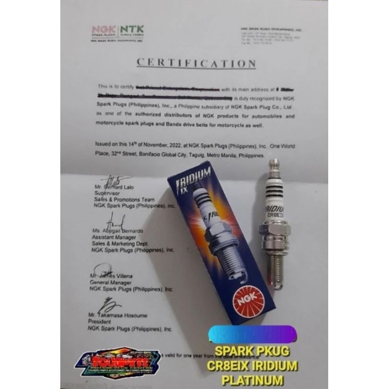 NGK CR8EIA-9 KAWASAKI NINJA 250 SL NINJA 250 R NINJA 300 LASER IRIDIUM ...