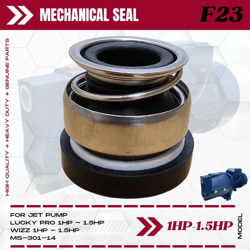 Mechanical Seal for Lucky Pro and Wizz Brand only Jet Pump 1Hp, 1.5Hp ...