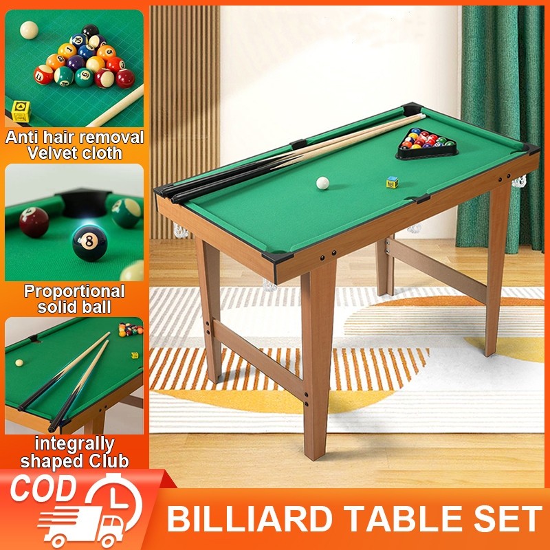 【ON STOCK】Billiards Table Set Mini Billiard Table For Kids Wooden ...