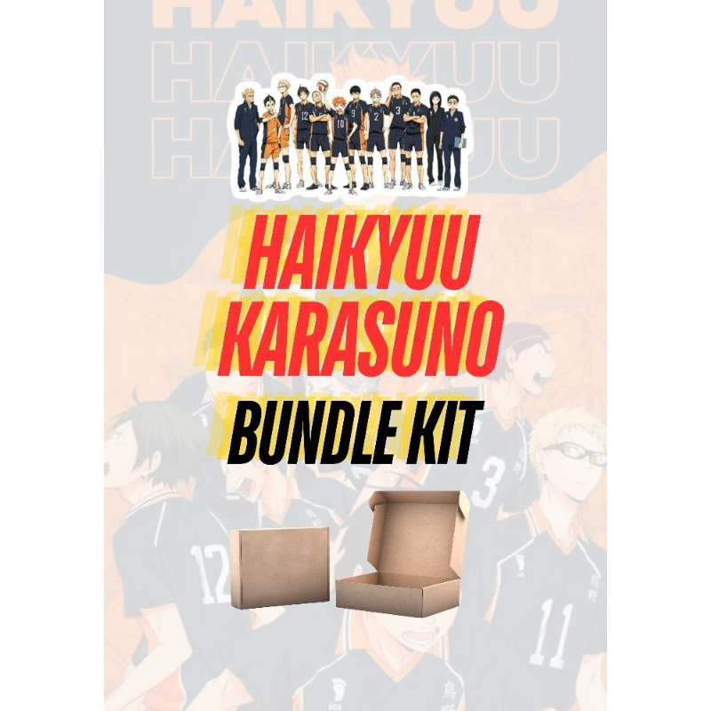 HAIKYUU KARASUNO BUNDLE KIT WITH BOX | Shopee Philippines