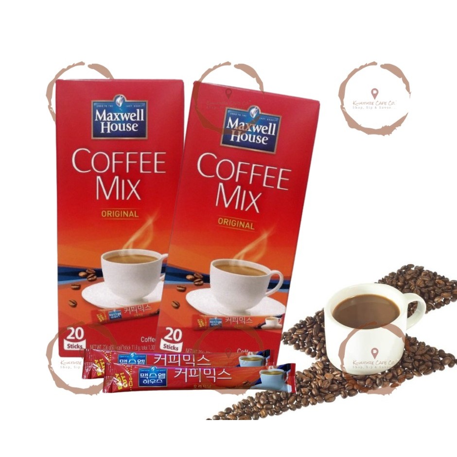 Maxwell Coffee Mix Original (20sticks) | Shopee Philippines