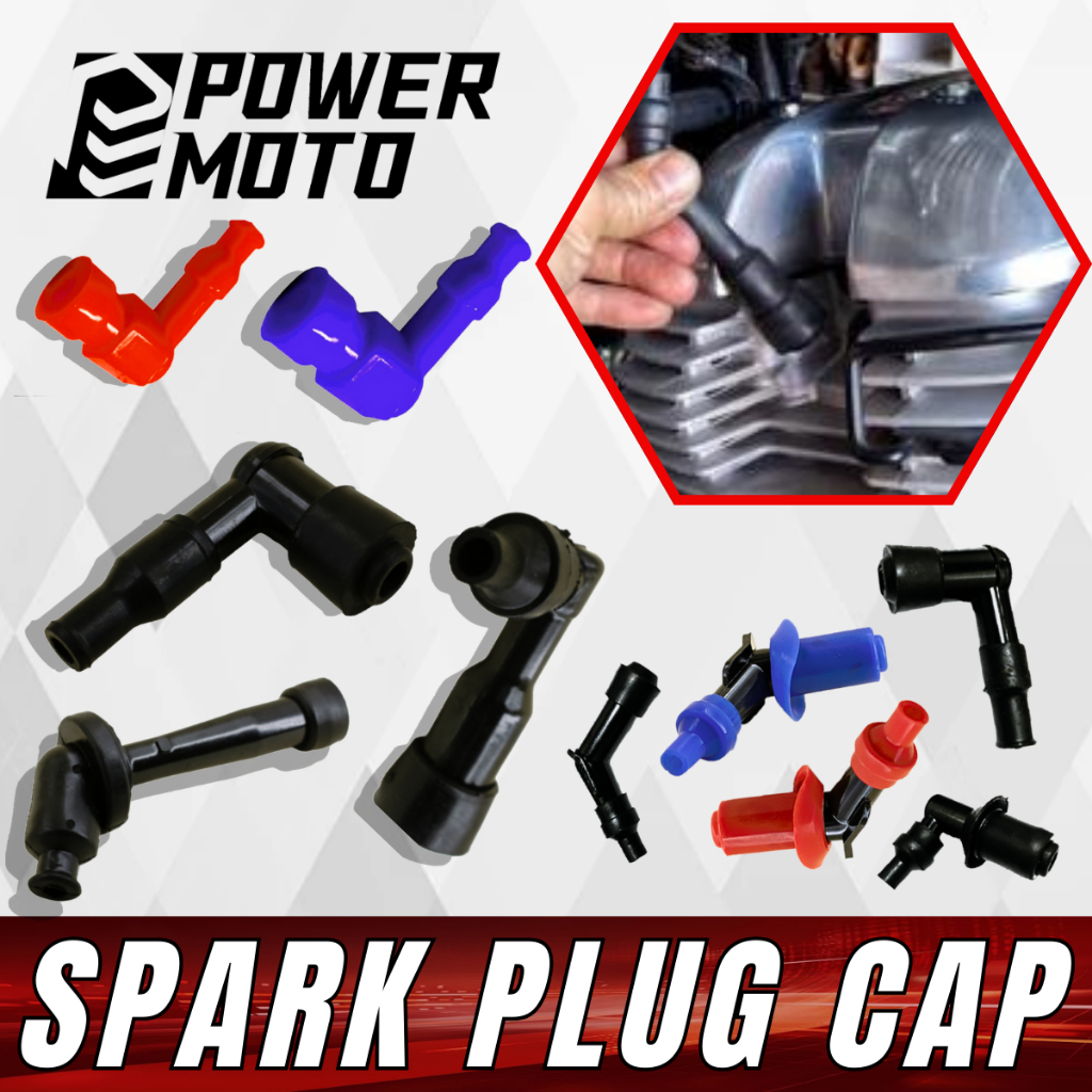 SPARK PLUG CAP FOR UNIVERSAL ORDINARY MOTORCYCLE BARAKO / CT100 / GY6 ...