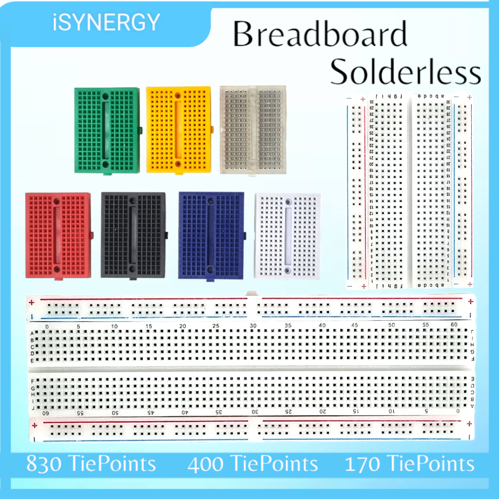 Breadboard 830 400 170 TiePoints Solderless Power Module | Shopee ...