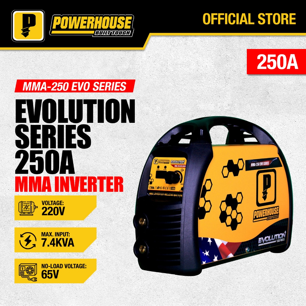 Powerhouse Usa 250A Evolution Series Portable Inverter Welding Machine ...