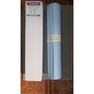 Blue Paper Roll 20 inches x 50 yards - Digital Blueprint Paper 2 inches ...