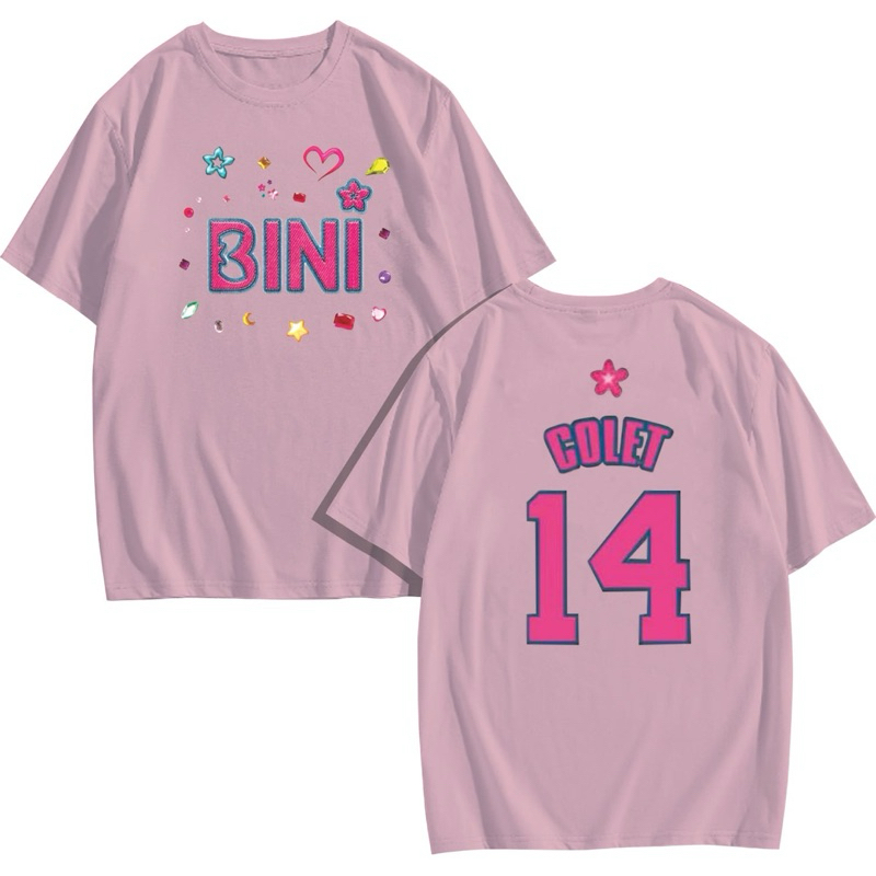 BINI JERSEY Shirt cotton oversize men's women's t-shirt unisex tops ...