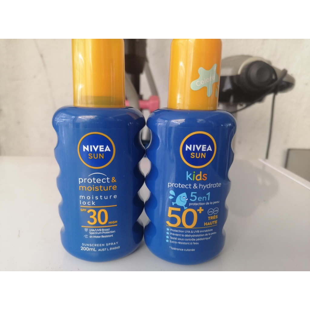 Nivea sun Kids Protect & Hydrate Spf 50/ Protect and Bronze 30 ...