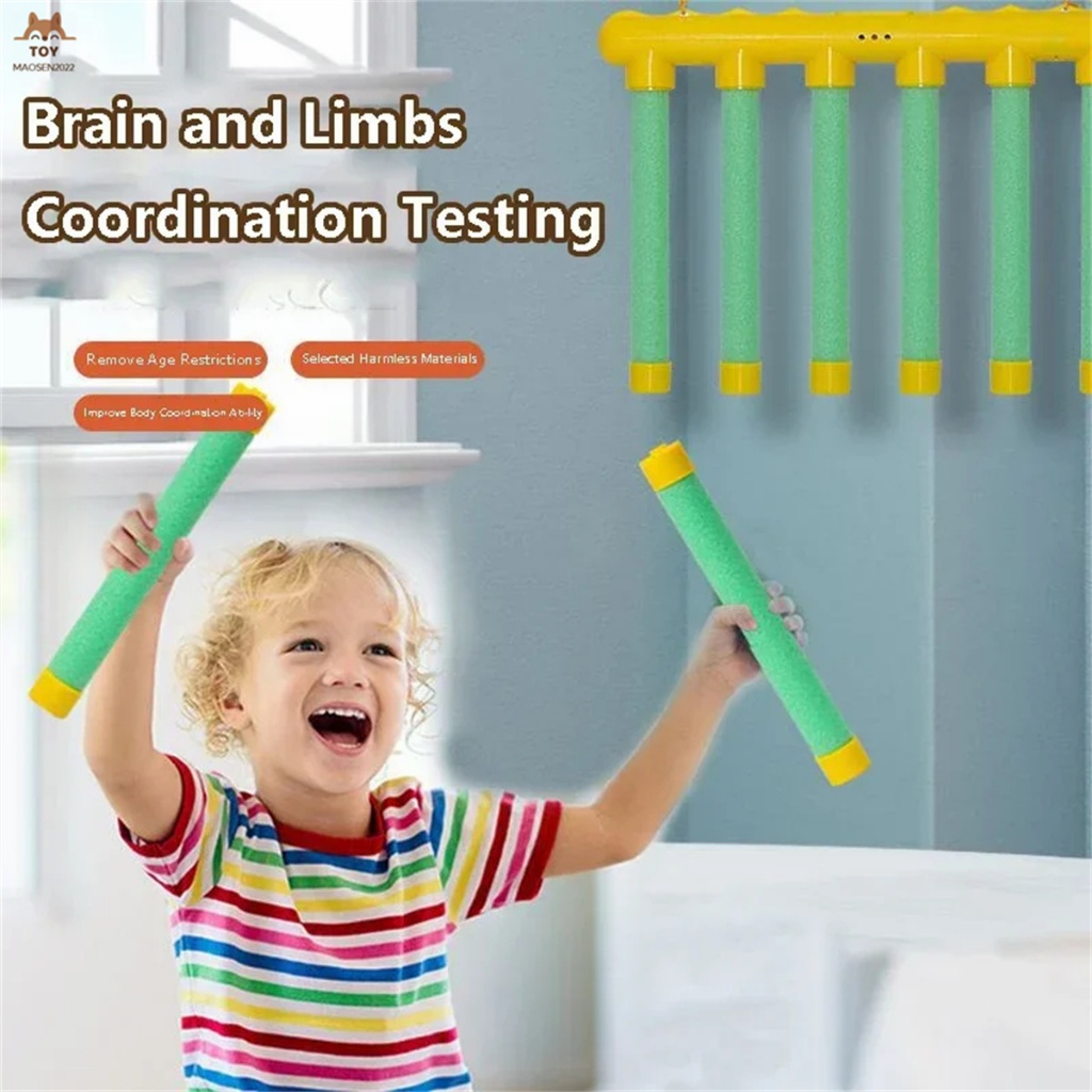 Challenge Falling Sticks Game, Quick Reaction Exercise Prop Eye And ...